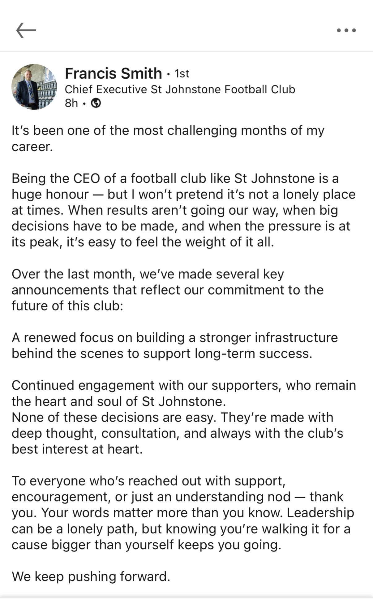 Fans Forum Event - Page 5 - Saints Chat - We Are Perth Forum